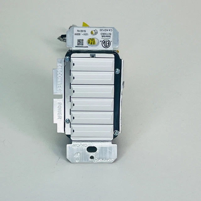 CONTROL 4 CONTROL4 C4-KD120-WH Keypad Dimmer Adaptive Wireless 6 Button ...