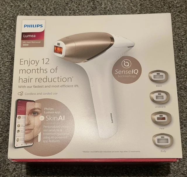 PHILIPS LUMEA IPL Hair Removal Device 9900 SenseIQ Technology BRI951/01 ...