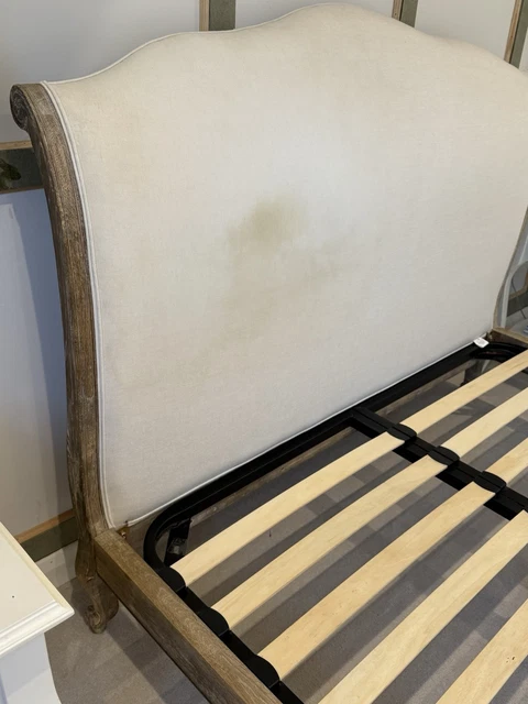 LOAF COCO KING Size Bed With Natural Linen Headboard £465.70 - PicClick UK