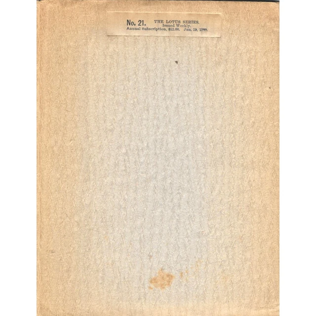 A PSALM OF Life by Henry Longfellow 1900 Pamphlet Booklet TJ7 £15.52 ...