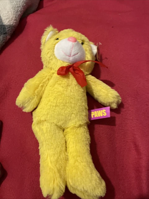 CAT SOFT TOY, 11 Inch Yellow £3.00 - PicClick UK