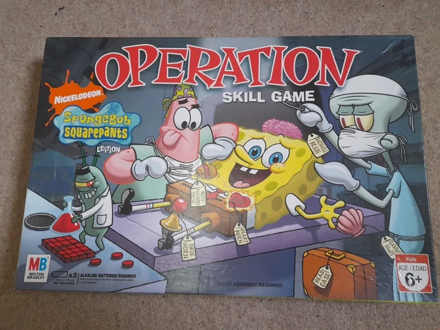 OPERATION BOARD GAME Spongebob Squarepants Edition MB Games £18.29 ...