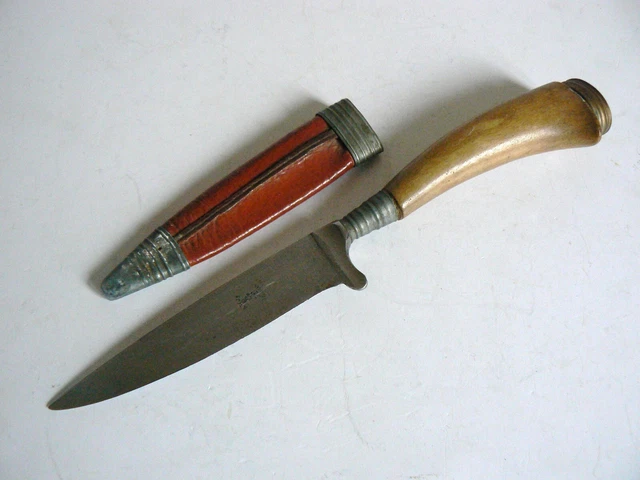 ALTES JAGDMESSER TRACHTENMESSER Anton Wingen Junior Solingen EUR 39,90 ...