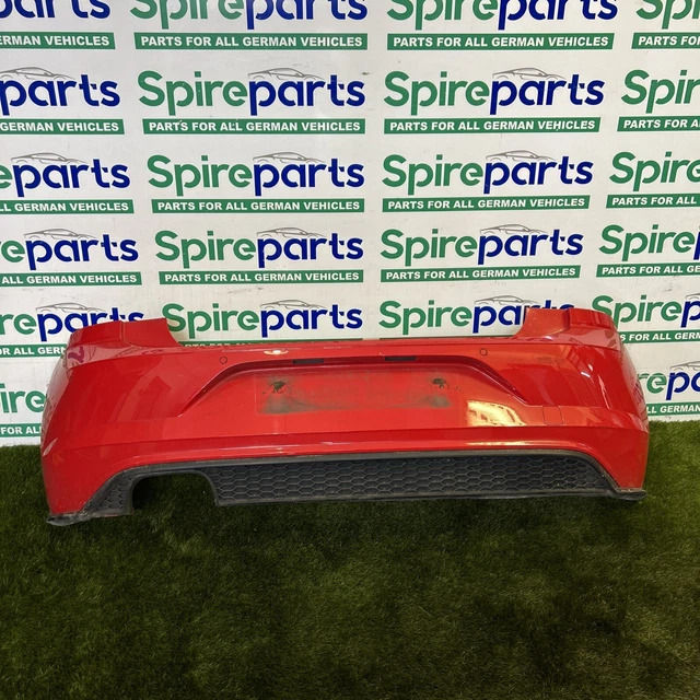 VW POLO GTI R Line Mk6 2018-2022 Rear Bumper Red 4 Pdc Genuine £220.00 ...