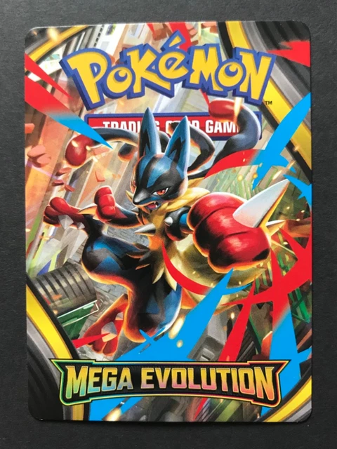 LUCARIO TRAINER TIPS Mega Evolution Pokemon Card Prerelease Battle Box ...