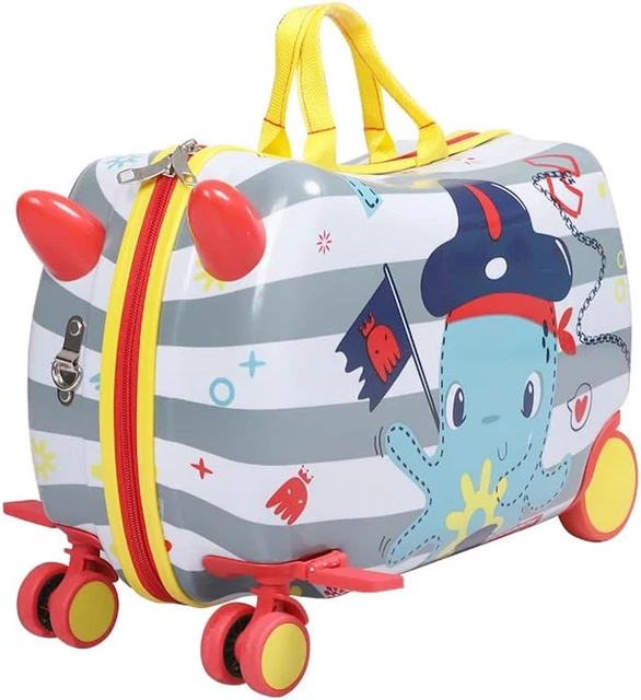 BOPEEP KIDS RIDE-ON Suitcase Scooter Children 2-In-1 Travel Rolling ...