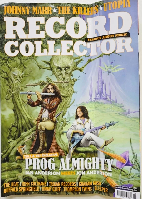 RECORD COLLECTOR MAGAZINE August 2018 monthly issue number 482 Prog ...