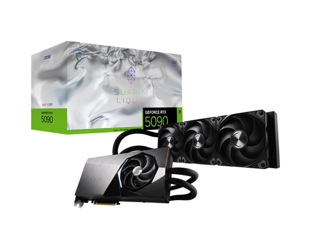 MSI NVIDIA GEFORCE RTX 5090 32G SUPRIM LIQUID SOC Graphics Card Order ...