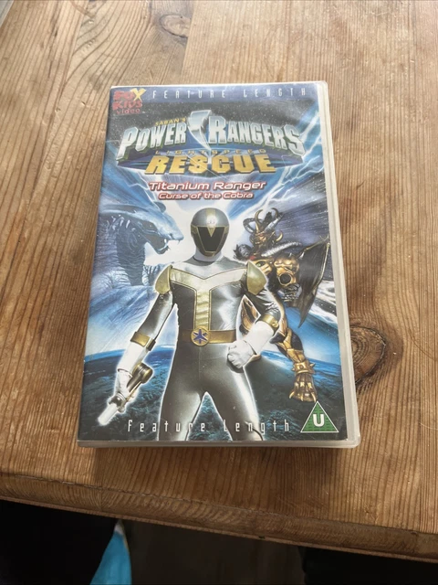 POWER RANGERS LIGHTSPPED Rescue Titanium Ranger Curse Of The Cobra VHS ...
