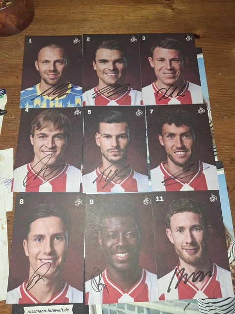 38 AUTOGRAMMKARTEN AUTOGRAMME 1. FC Köln 2025/26 25/26 DFB EM WM EUR 49,90 - PicClick DE