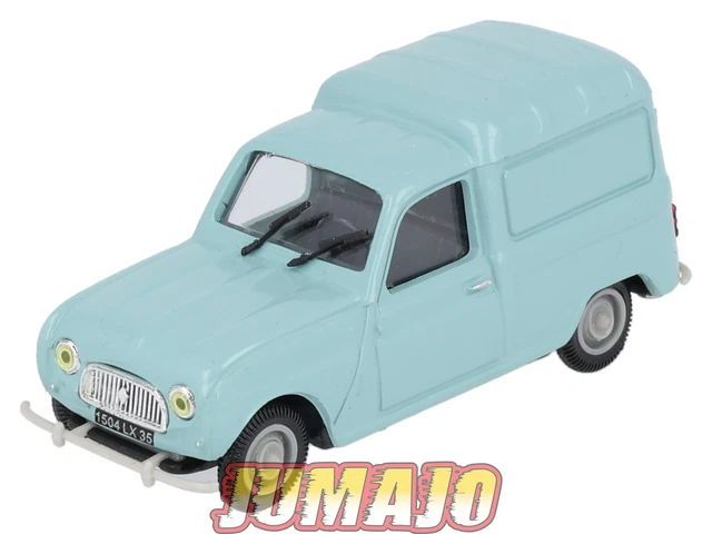 Vf19 Voitures FranÇaises 1 43 Norev Renault 4 F4 Fourgonnette Bleu