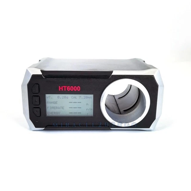 HT6000 SHOOTING CHRONOGRAPH Ball Velocity Energy Measurement Bullet ...