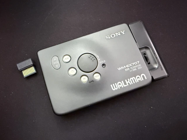 RARE VINTAGE ALL Metal SONY Walkman WM-EX707 Cassette Tape Player Works ...