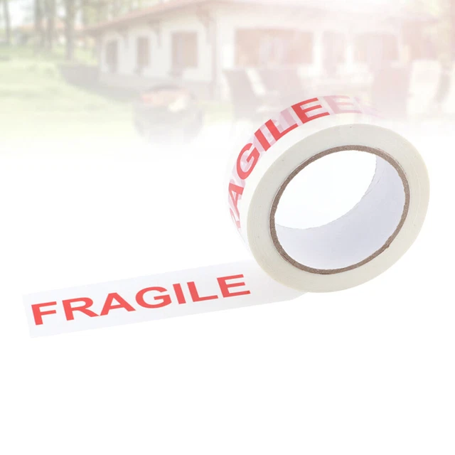 FRAGILE PARCEL TAPE Duct Clear Warning Packing Seal The Box Durable £12 ...