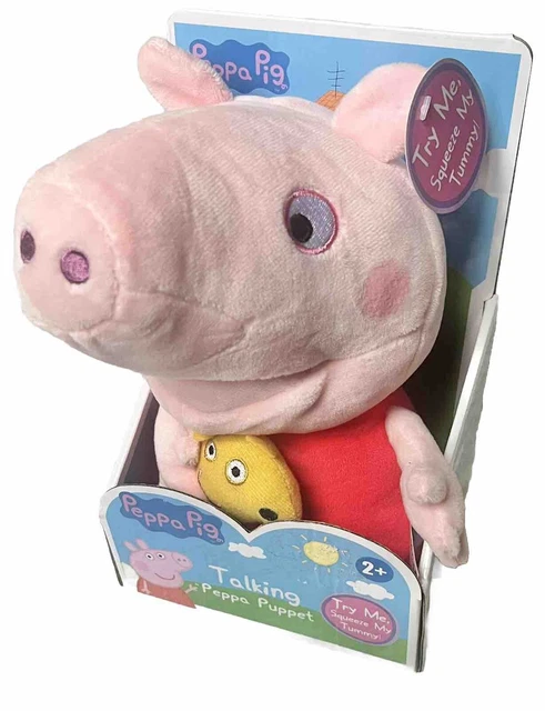 PEPPA PIG TALKING Hand Puppet Plush Toy £8.04 - PicClick UK