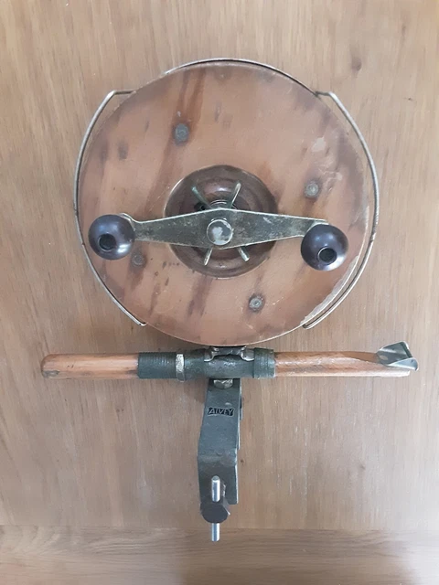 ALVEY SNAPPER REEL With Clamp, Vintage Model 925/C22/7, Wooden Spool ...