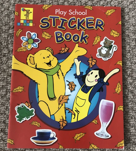 PLAY SCHOOL STICKER Activity Book Colour Puzzles Stories Stickers Craft ...