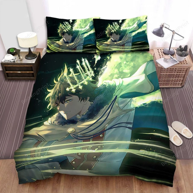 BLACK CLOVER 2017-2021 Wind Magician Movie Poster Quilt Duvet Cover Set ...
