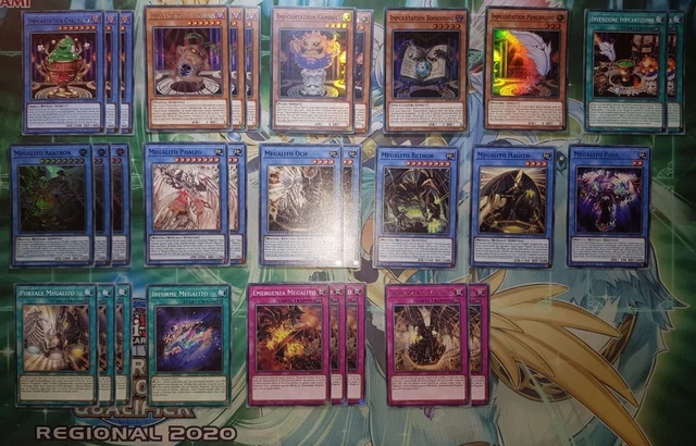 YU GI OH Base Deck Impcantation Megalith Megalito Lotto Carte Rare ...