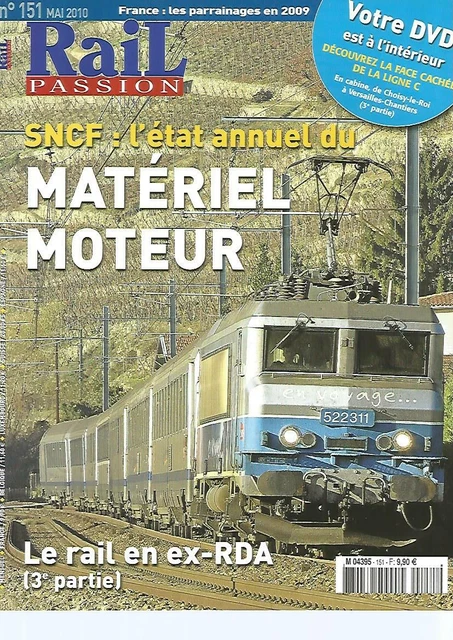 * RAIL PASSION N°151 Sncf : Etat Annuel Materiel Moteur / Le Rail En Ex ...