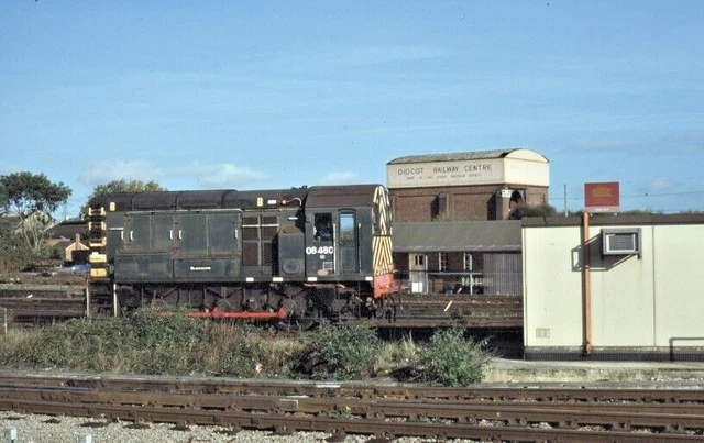 35MM SLIDE BR British Railways Diesel Loco Class 08 08840 at Didcot ...