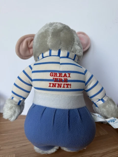 LITTLE REGGIE SOFT Plush Toys vintage Hasbro Roland Rat Superstar 11 ...