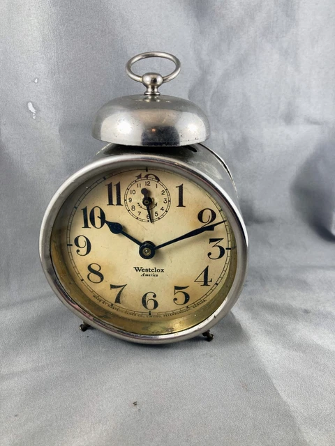 EARLY 1900'S WESTCLOX America Alarm Clock - Western Clock Peterborough ...