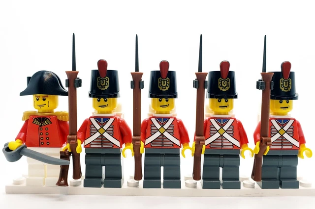 BRITISH WATERLOO LINE Infantry Napoleonic Wars made with real LEGO ...