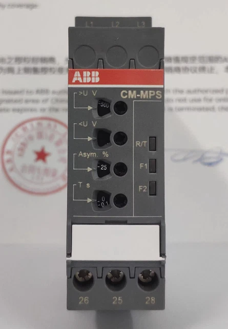 ABB 3 PHASE RMS Monitoring Relay CM-MPS.41S $320.00 - PicClick