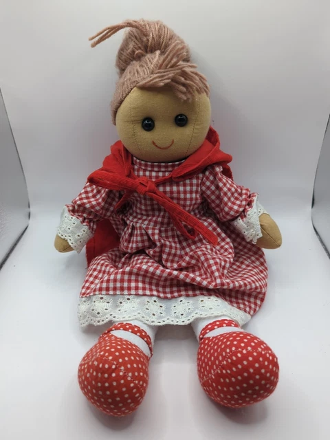 RED RIDING HOOD Handmade Ragdoll Powell Craft England Rag Doll. Pre ...