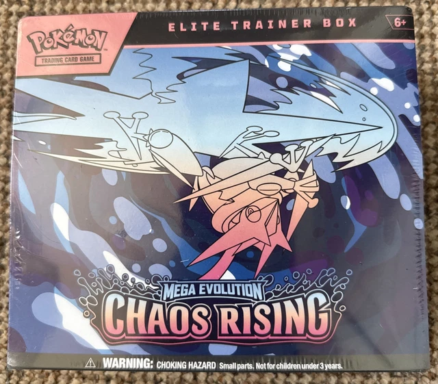 POKÉMON TCG: MEGA Evolution Chaos Rising Elite Trainer Box (ETB) – New ...