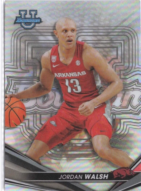 2022-23 BOWMAN UNIVERSITY meilleur réfracteur Jordan Walsh recrue ...