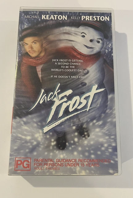 JACK FROST VHS VIDEO TAPE 1998 Michael Keaton Christmas - Free Aus Post ...