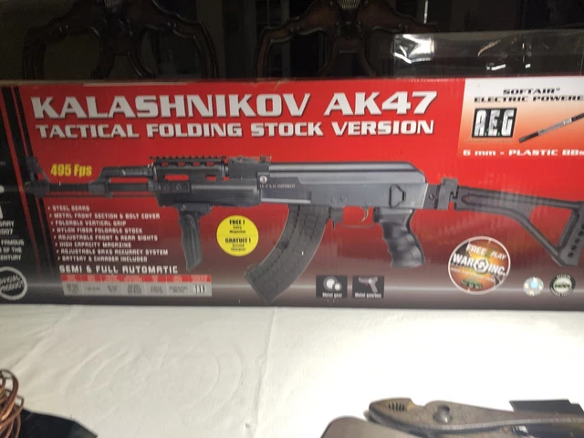 495 FPS AK-47 KALASHNIKOV LICENSED METAL ELECTRIC AEG AIRSOFT RIFLE ...