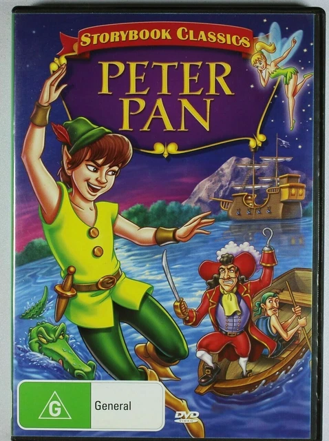 PETER PAN DVD Animated Movie Cartoon - Storybook Classics - Rare ...