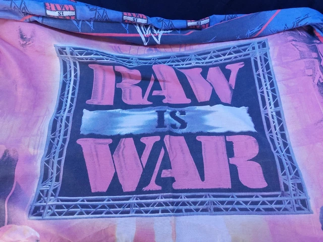 WWF WWE ATTITUDE Era Raw Is War Single Duvet The Rock Vintage Wrestling ...