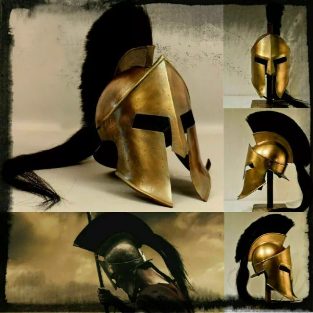 300 SPARTAN HELMET King Leonidas Movie Replica Helmet Medieval Helmet ... 300 SPARTAN HELMET King Leonidas Movie Replica Helmet Medieval Helmet ...