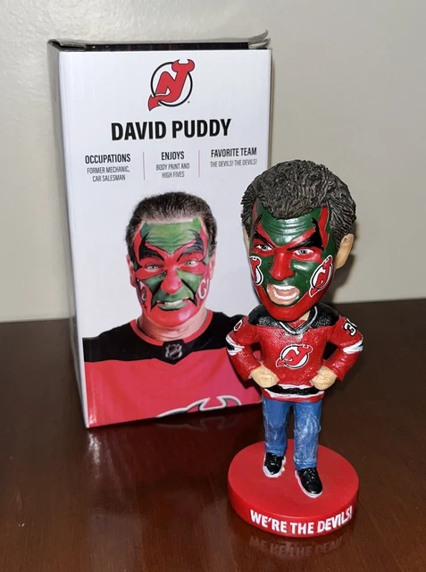 DAVID PUDDY BOBBLEHEAD SEINFELD Night 90s Theme New Jersey Devils SGA ...