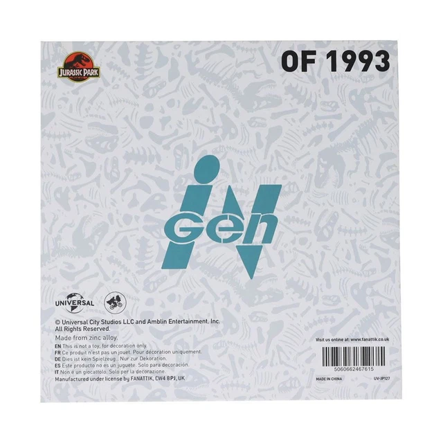 JURASSIC PARK REPLICAS Premium Box Genetics Division FaNaTtik EUR 74,90 ...