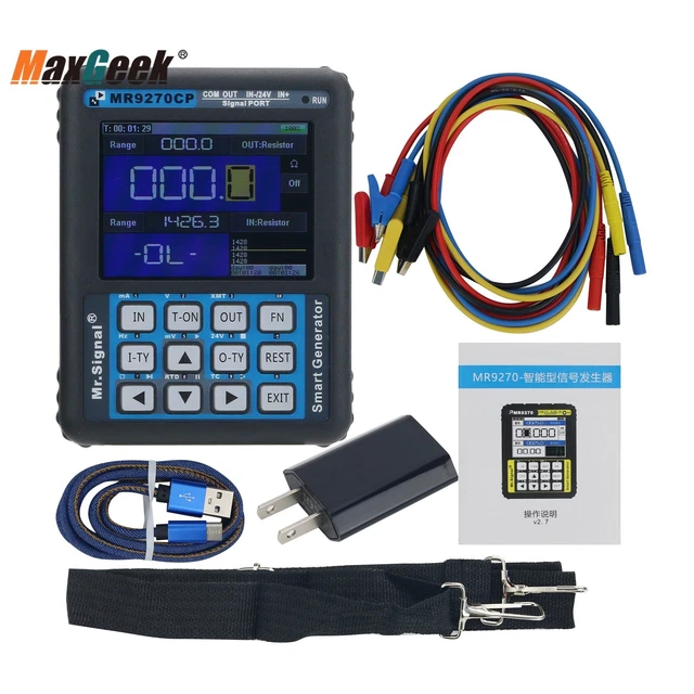 MR9270CP 0-24MA HANDHELD Calibrator Signal Generator Current Voltage Frequency EUR 151,96 ...