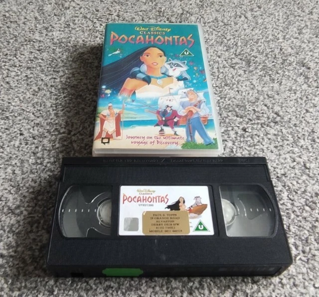 POCAHONTAS VHS VIDEO Tape 2000 Walt Disney Classics Film Movie EUR 1,15 ...
