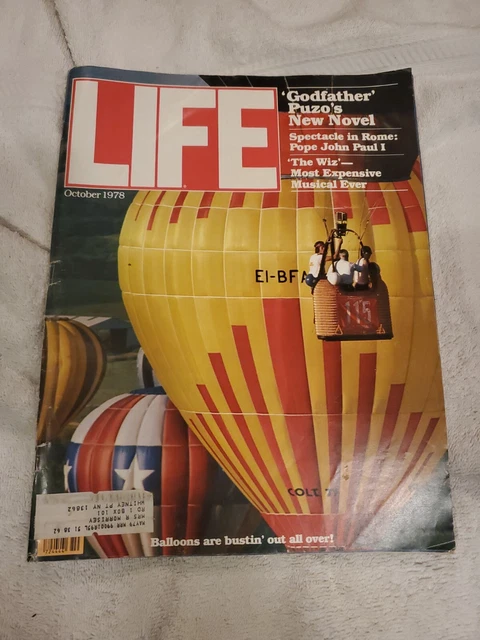 LIFE MAGAZINE OCTOBER 1978 Hot Air Balloons First Monthly Issue £7.41 ...