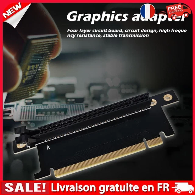 PCIE X16 RISER Right Angle PCI-E GPU Adapter for PCI Express X16 ...