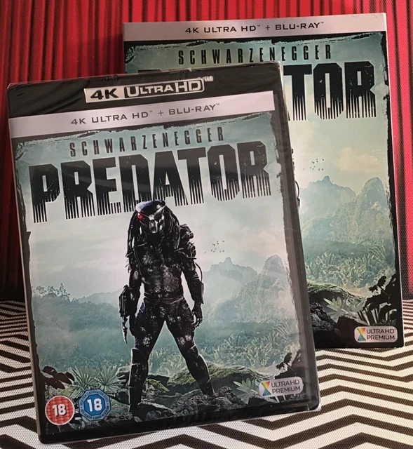 PREDATOR *NEW/SEALED* 4K UHD Blu-ray. + SLIPCOVER. 2-Disc ...