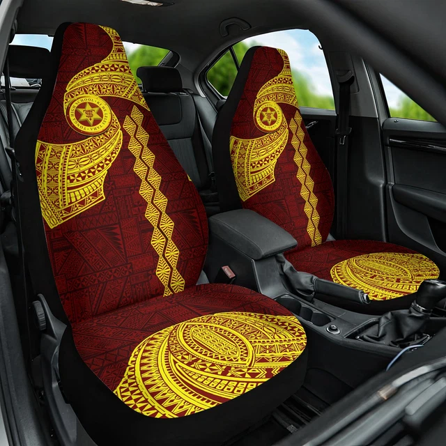 AFRICA DASHIKI CAR Seat Cover With Polynesian Pattern Pink Version Lt05 ...
