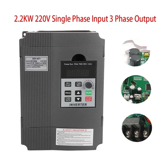 VARIABLE FREQUENCY DRIVER 1 Phase Input 3 Phase Output Built-in Filter ...