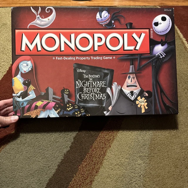 MONOPOLY THE NIGHTMARE Before Christmas Bonus Token Brettspiel (2015 ...