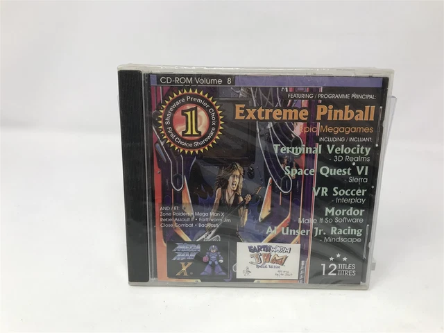 WINDOWS 95 CD-ROM Volume 8: Mega Man X Earthworm Jim - PC Game Brand ...