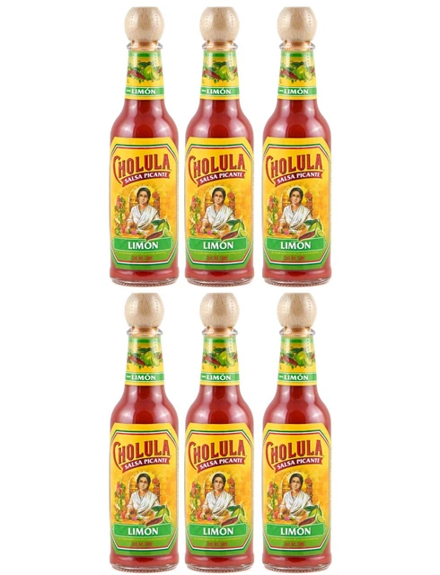 CHILLI LIME (LIMON) Hot Sauce Cholula 150ml Citrus Flavour Mild Heat x ...