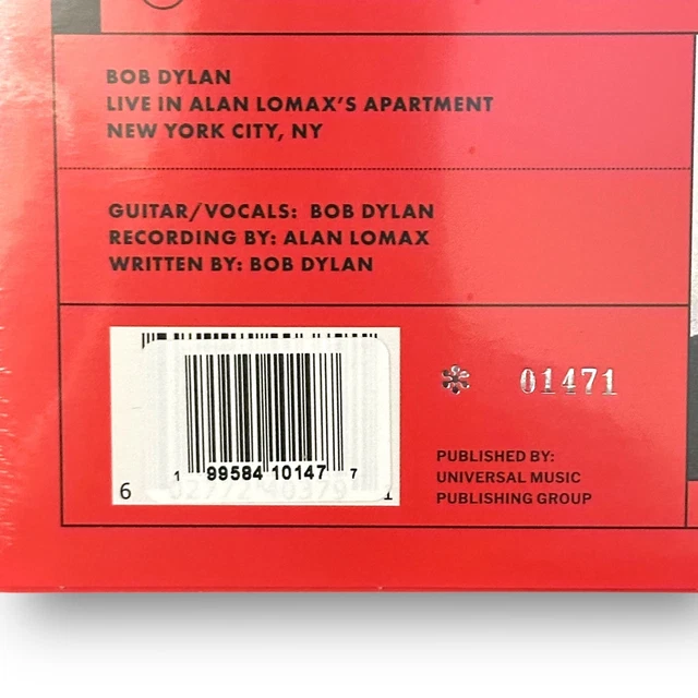 BOB DYLAN MASTERS of War 2025 Record Store Day 7” Vinyl Numbered #1471/ ...